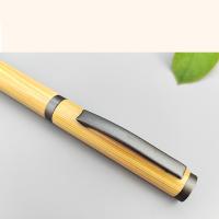 China Office School Pen Bamboo Unisex Pens Plugs for Environmentally Friendly Signature for sale