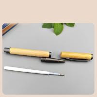 China Office School Pen Bamboo Unisex Pens Plugs for Environmentally Friendly Signature for sale