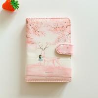 China Leather Cute Ins Cartoon Student Color Page Hand Notebook LOGO Customization Accepted for sale