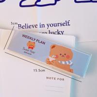 China Cartoon Bear Week Plan Lovely Portable Mini Pocket Book Korean Ins Style Student Notepad for sale