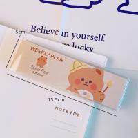 China Cartoon Bear Week Plan Lovely Portable Mini Pocket Book Korean Ins Style Student Notepad for sale