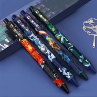 China 2022 Traditional Four Gods Animal Neutral Pen 0.5 Ballpoint Pen Ancient Chinese Style for sale