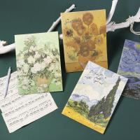 China Paper Notebook featuring Vincent Van Gogh Motivation Three-Dimensional Oil Painting for sale