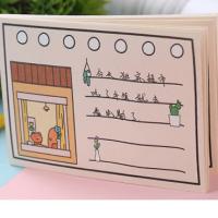 China 8 Colors Style Hard cover Cute 3 Hole Loose leaf Refill Notebook Cover Mini PVC File Folder for sale