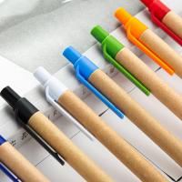 China Black Ink Ballpoint Pen with Custom Logo Made from Eco-Friendly Bamboo for sale
