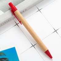 China Black Ink Ballpoint Pen with Custom Logo Made from Eco-Friendly Bamboo for sale