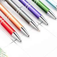 China Personalized Ball Pen Custom Logo Advertising Gift Black Ink Stationery for sale