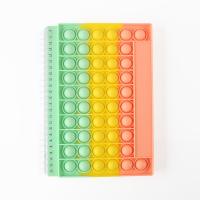 China Waterproof Silicone Cover Bubble Decompression Notebook with 100 Inner Pages and Gift for sale