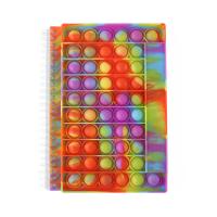 China Waterproof Silicone Cover Bubble Decompression Notebook with 100 Inner Pages and Gift for sale
