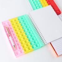 China Waterproof Silicone Cover Bubble Decompression Notebook with 100 Inner Pages and Gift for sale