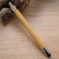 China Custom LOGO Eco Friendly Bamboo Gel Ballpoint Pens Bamboo Pen Erasable for sale