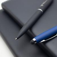 China Business Office Stationery Custom Multi Color Metal Rubber Ballpoint Pen for Purposes for sale