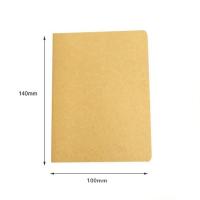 China Retro Kraft Paper Blank Memo Pad Sketch Book Notepad for Office Creative Note-taking for sale