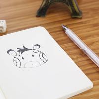 China Retro Kraft Paper Blank Memo Pad Sketch Book Notepad for Office Creative Note-taking for sale