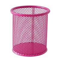 China 2022 Office Stand Cute Pen Container Desktop Personalized Metal Mesh Pen Holder in Green for sale