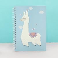 China Logo Hardcover Spiral Bound A5 Notebook with Fabric Cover Custom Printing and Logo for sale