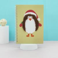 China Logo Hardcover Spiral Bound A5 Notebook with Fabric Cover Custom Printing and Logo for sale