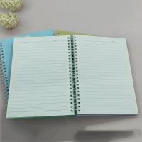 China Logo Hardcover Spiral Bound A5 Notebook with Fabric Cover Custom Printing and Logo for sale