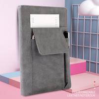 China A5 Notebook Office Notepad with 44 Sheets Inner Pages Imitation Cloth PU Leather Cover for sale