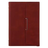 China Leather Binder Business Planner With Pen Stationary Set Gift Box Customized Logo for sale