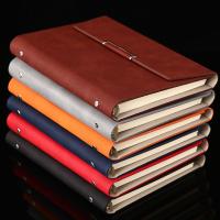 China Leather Binder Business Planner With Pen Stationary Set Gift Box Customized Logo for sale