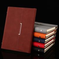 China Leather Binder Business Planner With Pen Stationary Set Gift Box Customized Logo for sale