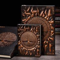 China Business Notetaking Hardcover Notepad with Color PU Leather Cover and Custom Design for sale