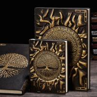 China Business Notetaking Hardcover Notepad with Color PU Leather Cover and Custom Design for sale