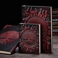 China Business Notetaking Hardcover Notepad with Color PU Leather Cover and Custom Design for sale
