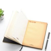 China 100 Sheets Inner Pages A5 PU Leather Notebook for Business Office Gift and Promotion for sale