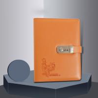 China Customized A5 Size Password Lock Leather Notebook in Multiple Colors for Gift Giving for sale