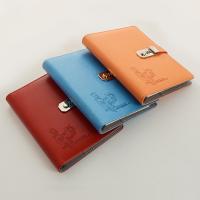 China Customized A5 Size Password Lock Leather Notebook in Multiple Colors for Gift Giving for sale
