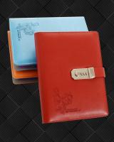 China Customized A5 Size Password Lock Leather Notebook in Multiple Colors for Gift Giving for sale