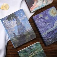China Retro Van Gogh Oil Painting Notepad Artistic Literary Notebook for Business Promotion for sale