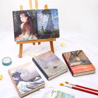 China Retro Van Gogh Oil Painting Notepad Artistic Literary Notebook for Business Promotion for sale