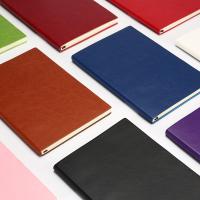 China Custom Printed Business Leather Cover A5 Hardcover Journal Notebook with Calculator for sale