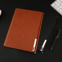 China Customized A5 Business Notebook with Portable Loose-leaf Design and Leather Cover for sale