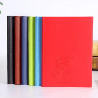 China 2022 Custom Logo Pu Leather Softcover Notebook Journal for Daily Weekly Monthly Planner for sale