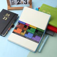 China Custom A5 Printed Pu Hardcover Notebook With Elastic Band For Business Customized Logo for sale