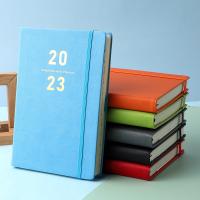 China Custom A5 Printed Pu Hardcover Notebook With Elastic Band For Business Customized Logo for sale