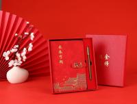 China Customized Size A5 Hardcover Diary Journal Notebooks With And Pen Gift Set Custom Size for sale