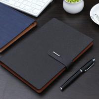 China 2022 Monthly Planner Hardcover Customized Leather Notebook Gift Set Executive Agenda for sale