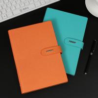China 2022 Monthly Planner Hardcover Customized Leather Notebook Gift Set Executive Agenda for sale