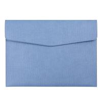 China Customized Logo Waterproof PU Leather A4 File Folder Document Holder with File Pocket for sale