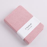 China 2022 Custom Linen Notebook Book Cloth Fabric Diary A6 Blank/Lined Pages Leather Cover for sale
