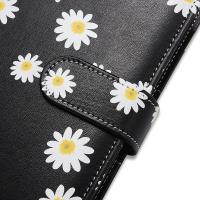 China Money Saving Stuffing Planner Notebook Cover with Printed PU Leather Budget Binder for sale