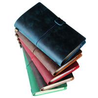 China Business Office Gift Promotion PU Leather Writing Travelers Notebook for Travel Diary for sale