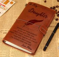 China Business Office Gift Promotion PU Leather Writing Travelers Notebook for Travel Diary for sale