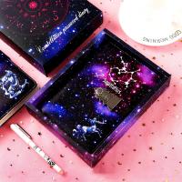 China 2022 Leather Lock Catch Journal Writing Schedule Notebook For Students 12 Constellation for sale