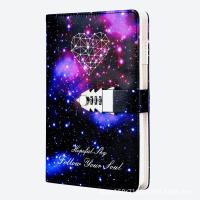 China 2022 Leather Lock Catch Journal Writing Schedule Notebook For Students 12 Constellation for sale